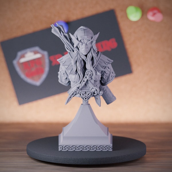 Dnd Elf Figurine - Etsy