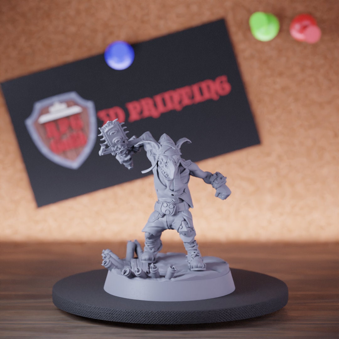 Goblin Defender Miniature Bandit Dungeons and Dragons Mini RPG Tabletop ...