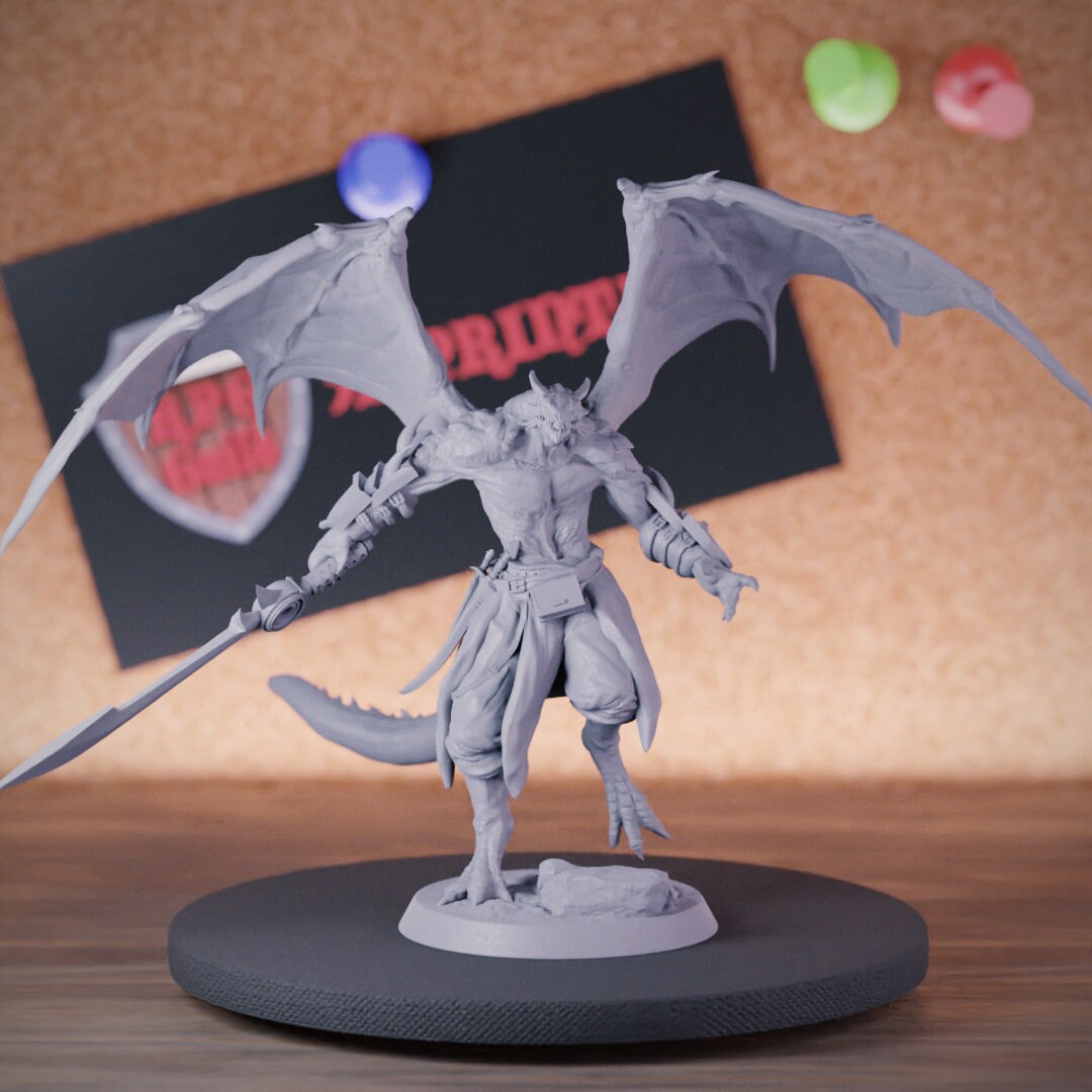 Dragonborn of Sardior Miniature Monster Mini Dungeons and Dragons Mini ...