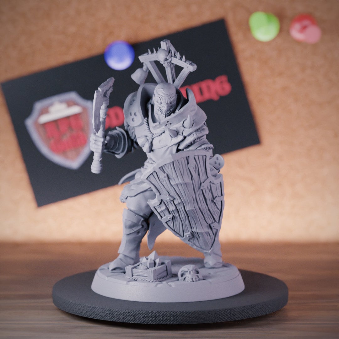 Human Savage Miniature Cult Warrior Dungeons and Dragons Mini RPG ...