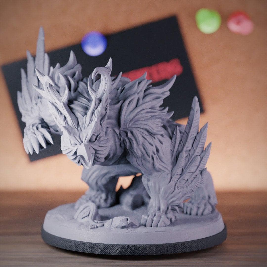 Owlbear Druid Beast Miniature | 28mm-38mm | Resin 3D Printed D&D ...
