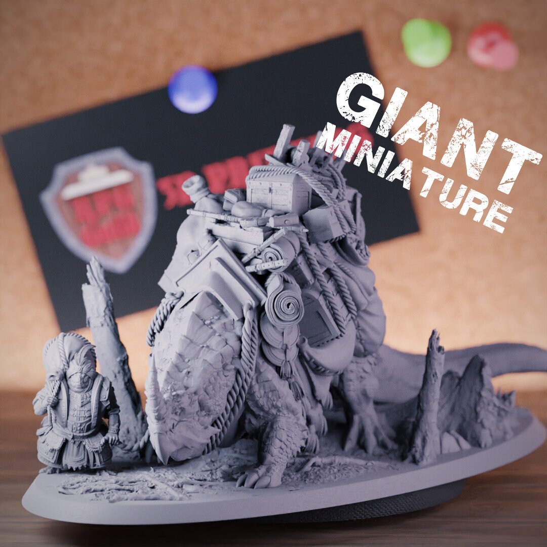 Dragonborn Traveling Merchant Miniature Vendor NPC Dungeons and Dragons ...