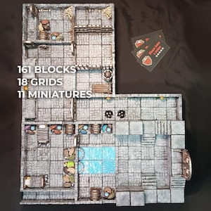 Dnd Redbrand Hideout Set Bandit Dungeon Modular Terrain Bundle Lost ...