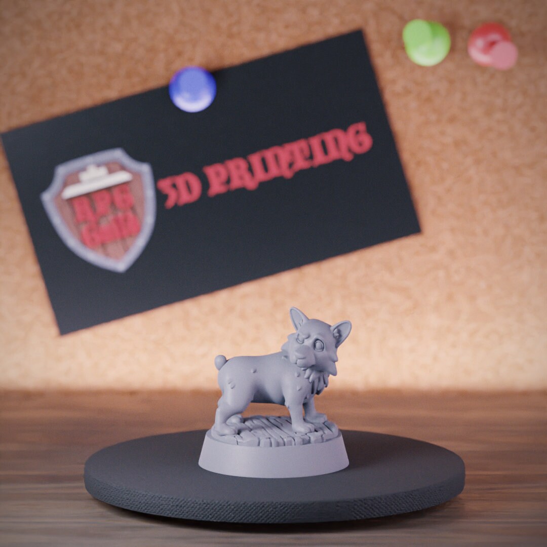 Companion Corgi Miniature Cute Dog Dungeons and Dragons Mini RPG ...
