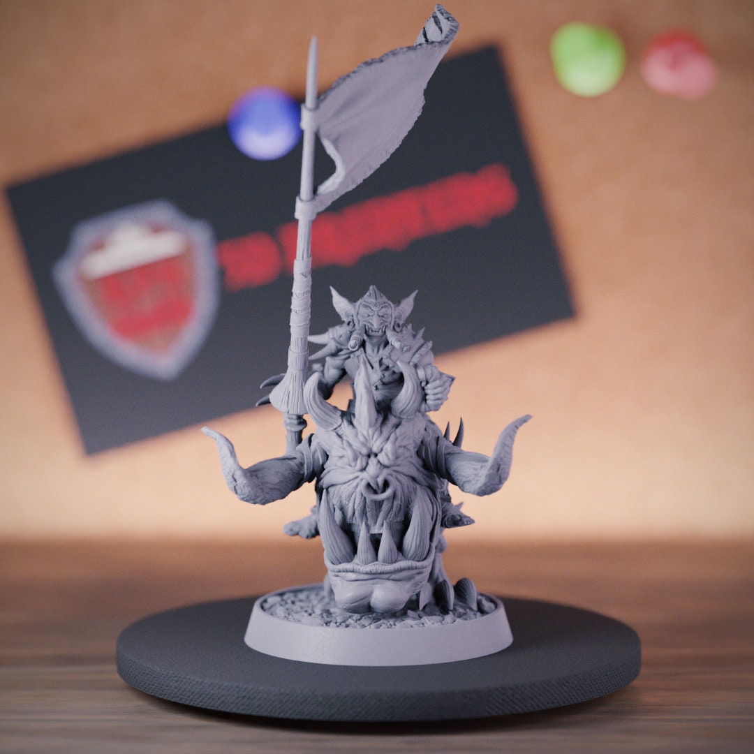 Goblin Squig Rider Miniature Dungeons and Dragons Mini RPG Tabletop ...