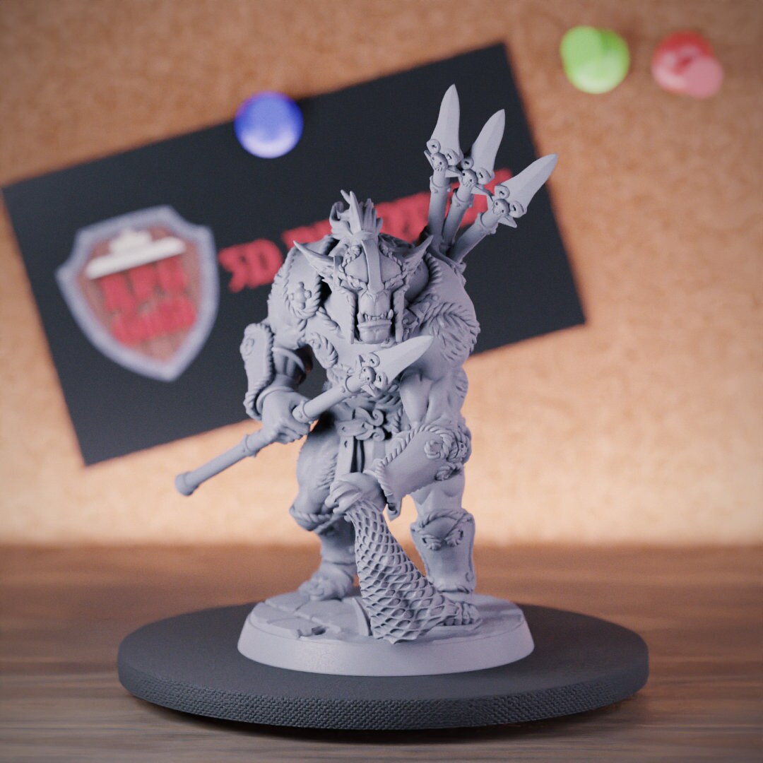 Bugbear Hunter Miniature Ranger Dungeons and Dragons Mini RPG Tabletop ...