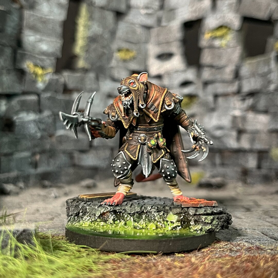 Ratman Painted Miniature Dungeons and Dragons Dnd RPG Mini Tabletop ...