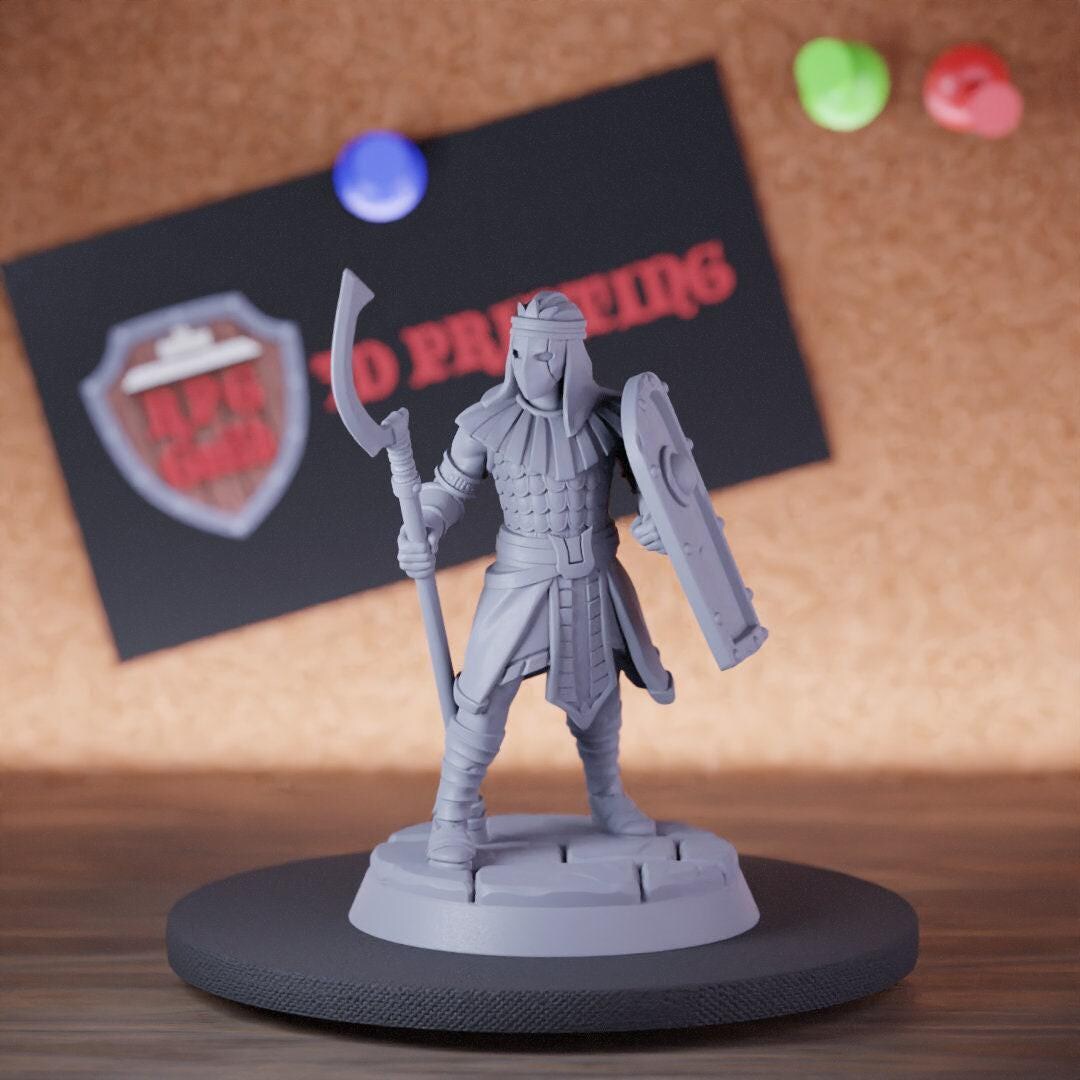 Jungle Knight Miniature Forest Kingdom Defender Mini Dungeons and ...
