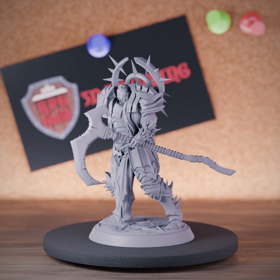 Bone Knight Miniature Fighter Mini Dungeons and Dragons Mini RPG ...