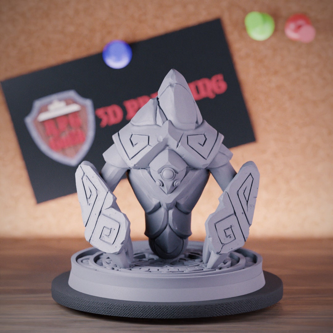 Mage Golem Peacekeeper Miniature Arcane Construct Dungeons and Dragons Mini RPG Tabletop ...