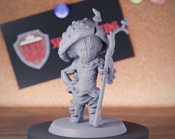 Jungle Wizard Leader Miniature Boss Mini Dungeons and Dragons Mini RPG ...