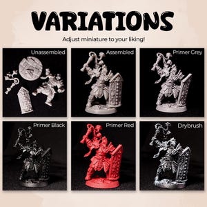 Hill Giant Captain Miniature Boss Monster Dungeons and Dragons Mini RPG ...