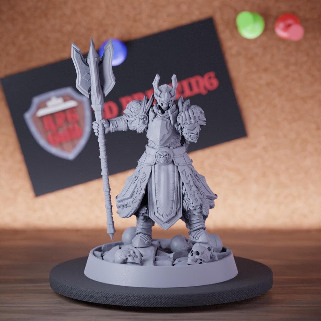 Skeleton Boss Monster Miniature Bone Lord Undead Mini Dungeons and ...
