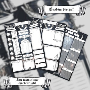 Dnd Cleric Character Sheet Dnd Printable and Fillable PDF Dnd Cleric ...