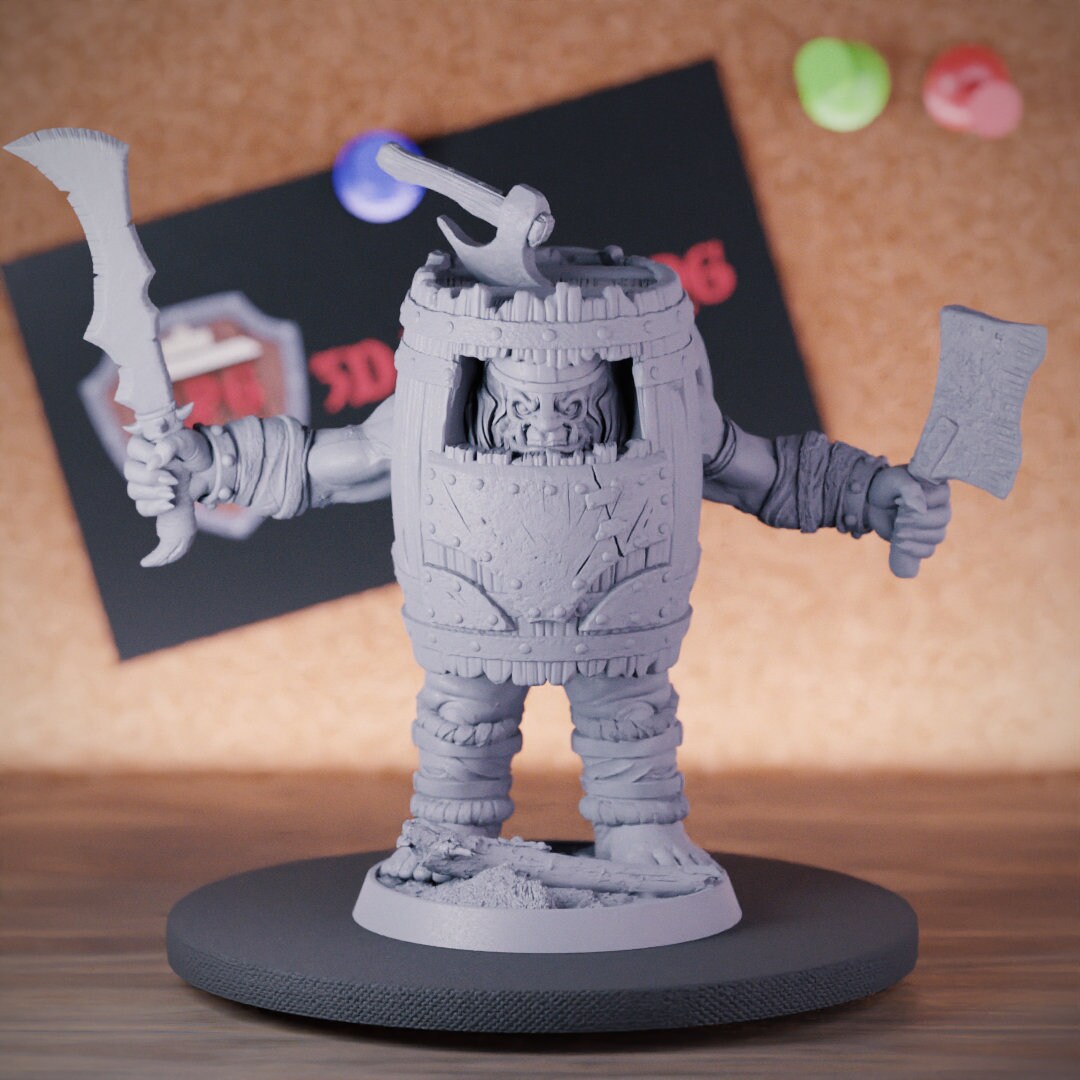 Ogre Cooper Fighter Monster Miniature Dungeons and Dragons Mini RPG ...