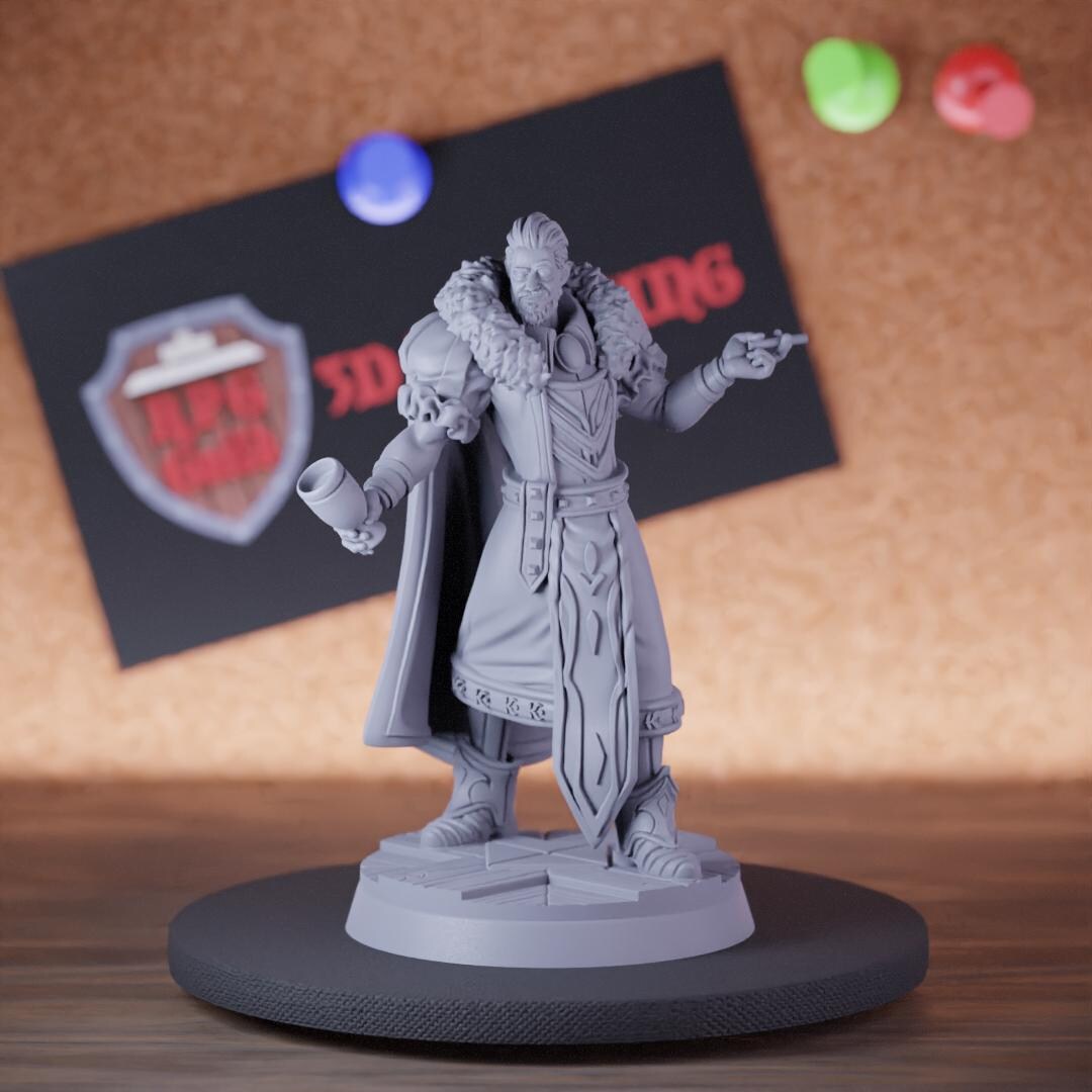 Noble Men Miniature Townfolk Aristocrat Mini Dungeons and Dragons RPG ...