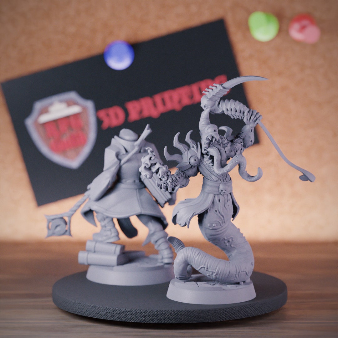 Mimic Wizard Ambush Miniature Monster Aberration Dungeons and Dragons ...