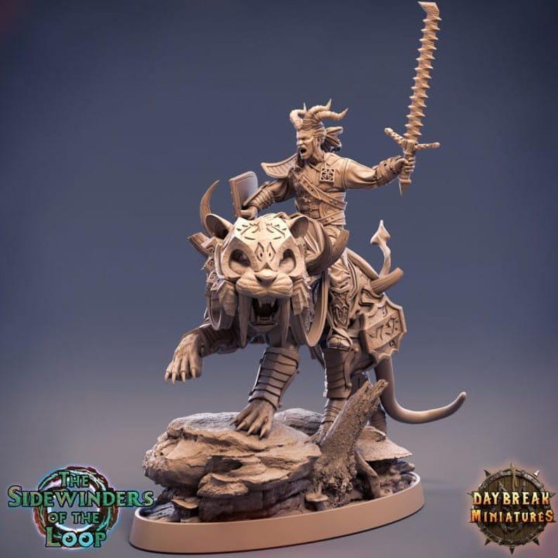 Tiefling Miniatures Set Dungeons and Dragons Mini RPG Tabletop ...