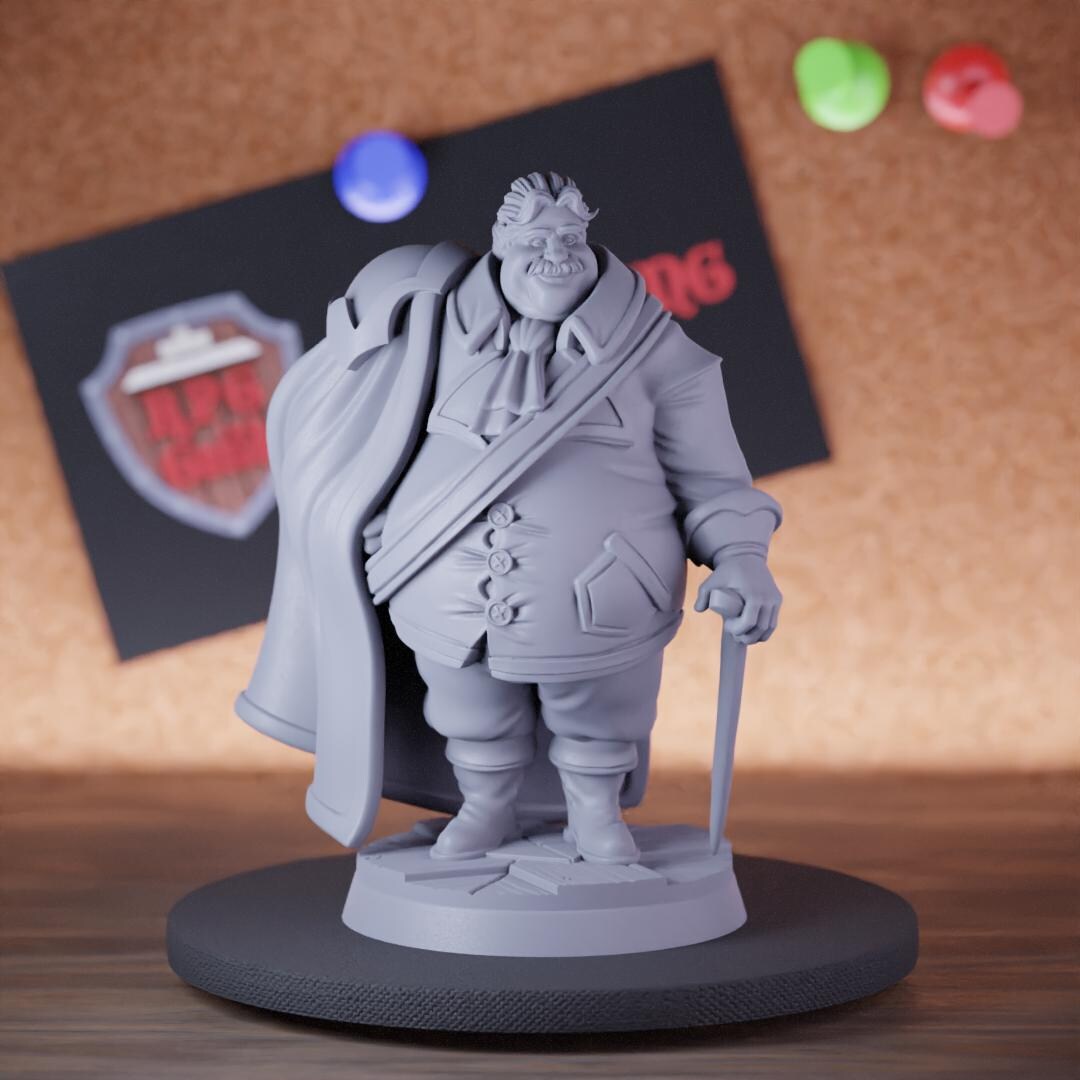 Baron Miniature Male Noble Mini Dungeons and Dragons RPG Tabletop ...