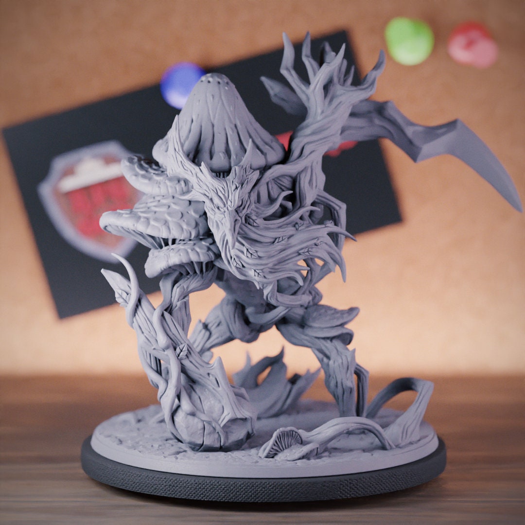 Ancient Forest Guardian Miniature Primordial Mini Dungeons and Dragons ...
