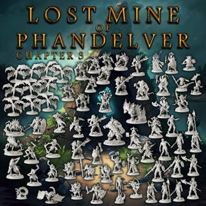 Lost Mine of Phandelver Dnd Complete 115 Miniature Set Dungeons and ...
