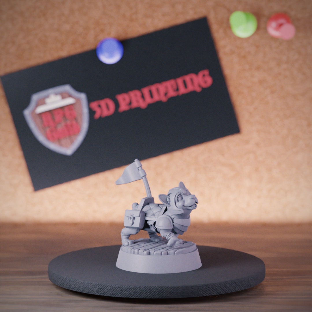 Fighter Companion Corgi Miniature Cute Dog Dungeons and Dragons Mini ...