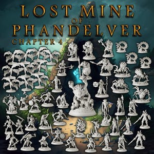 Lost Mine of Phandelver Dnd Complete 115 Miniature Set Dungeons and ...