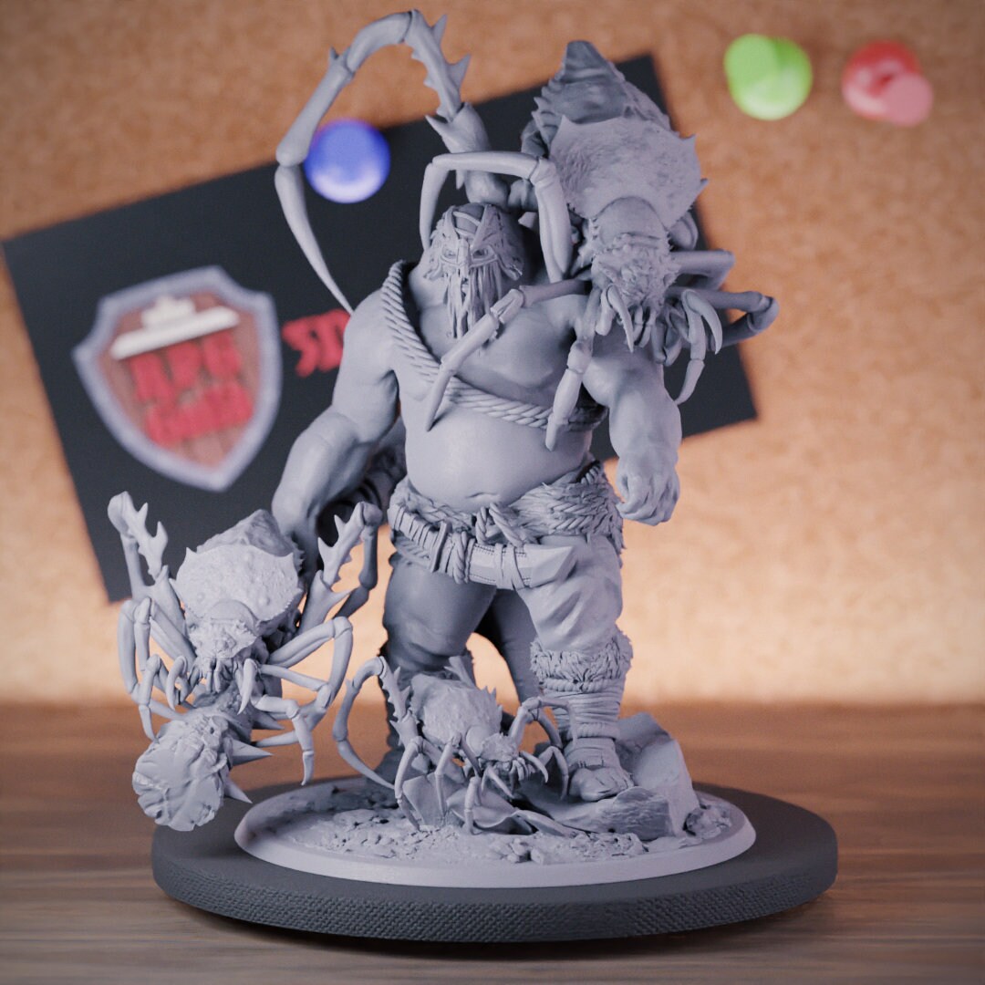 Ogre Warlord Whisperer Miniature Monster Giant Boss Dungeons and ...