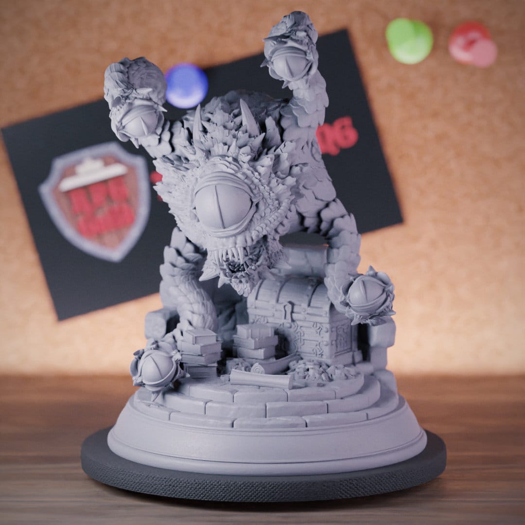Beholder Treasure Guardian Miniature Boss Monster Dungeons and Dragons ...