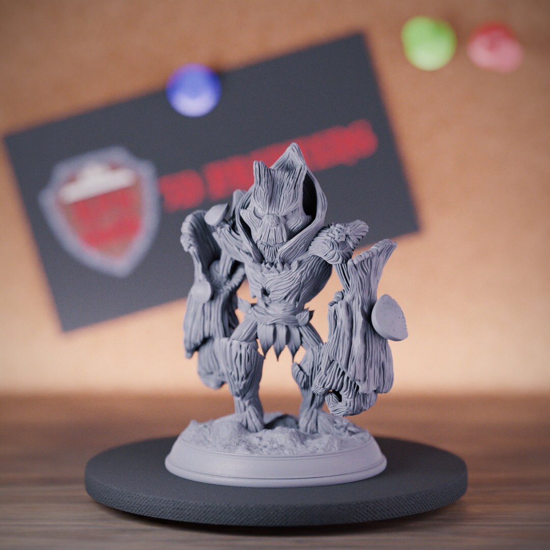 Treant Miniature Tree Golem Mini Dungeons and Dragons Mini RPG Tabletop ...