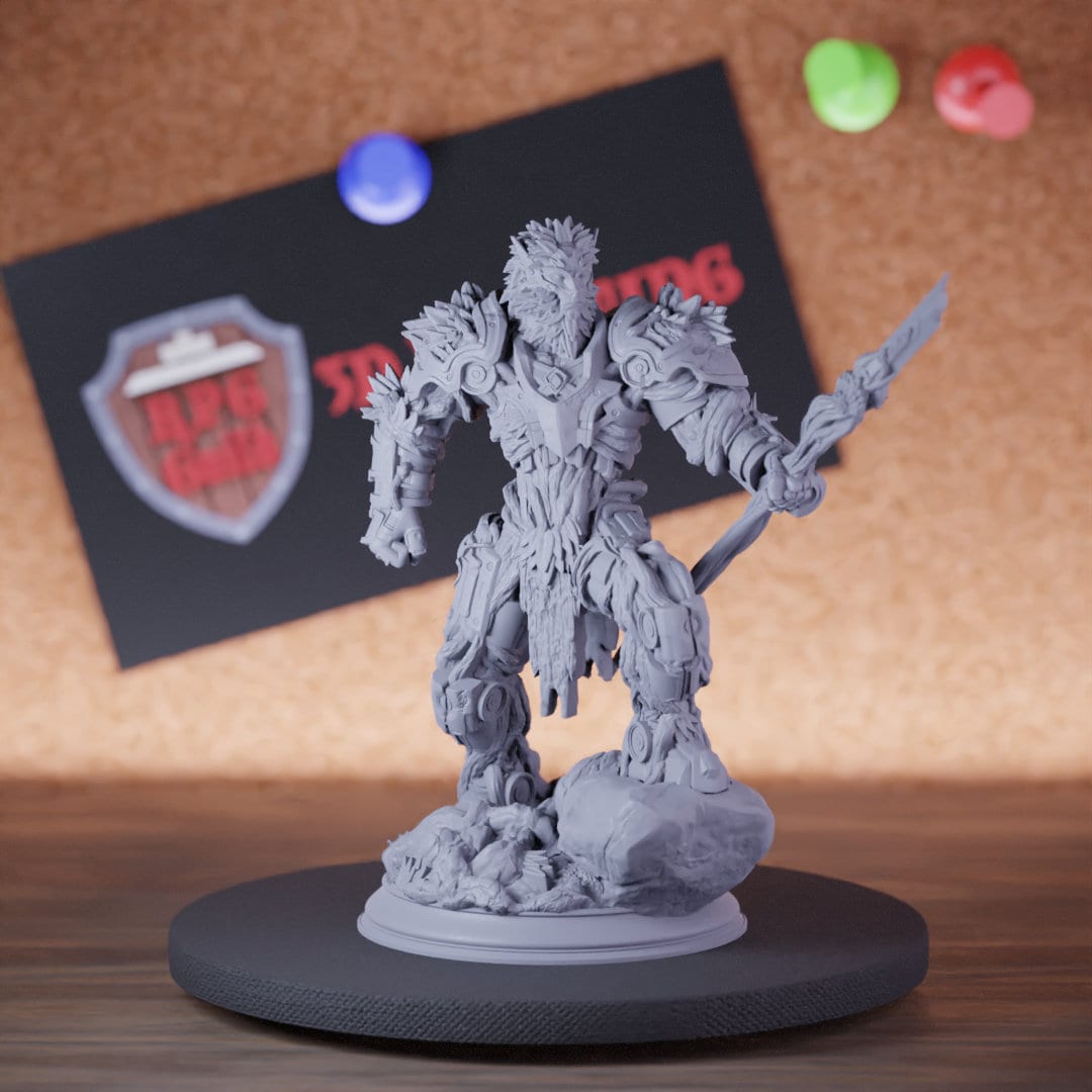 Apeling Paladin Miniature Fighter Mini Dungeons and Dragons Mini RPG ...