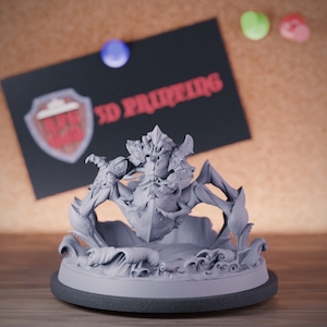 Crabfolk Infantry Miniature Underwater Monster Dungeons and Dragons ...