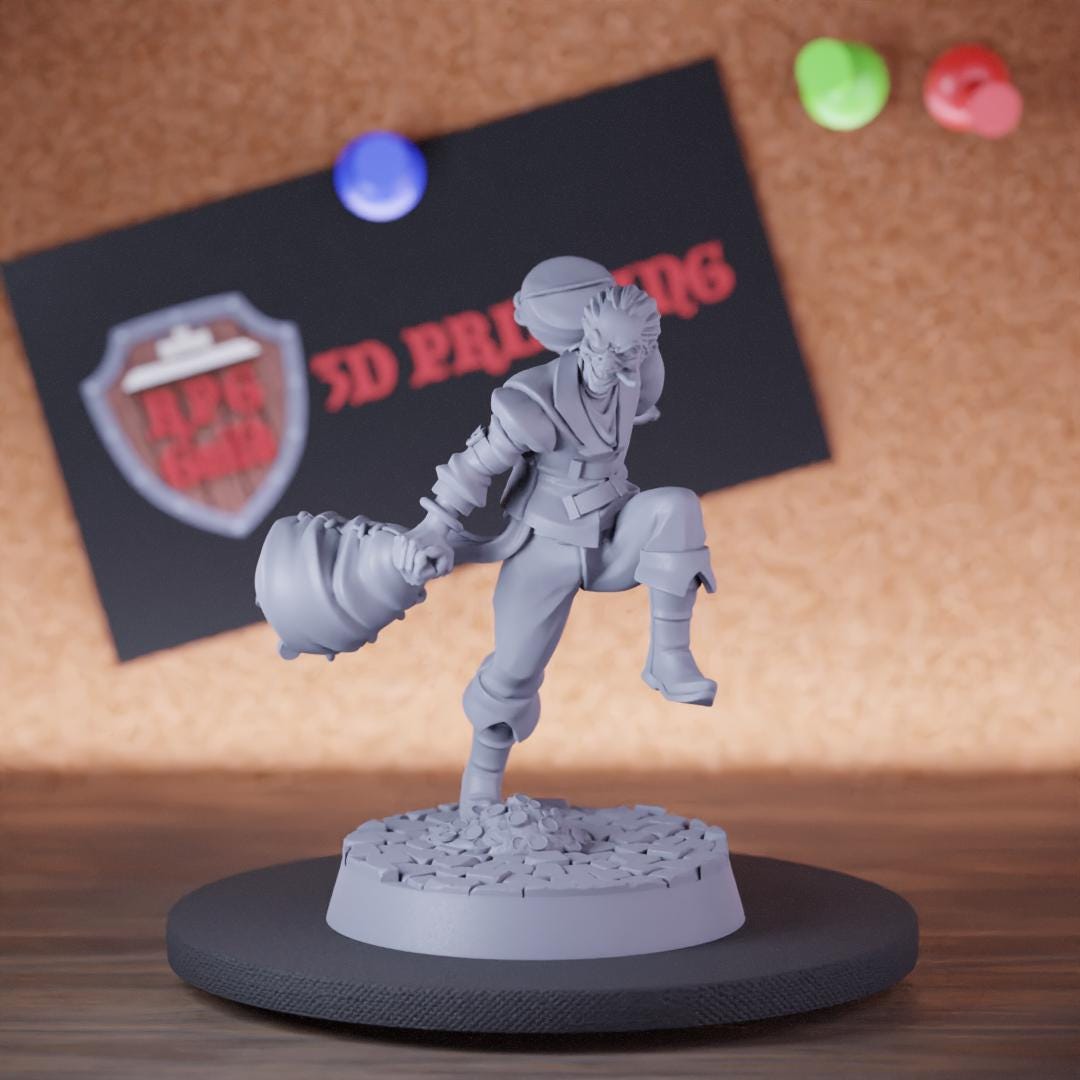 Thief Bandit Miniature Robber Mini Dungeons and Dragons RPG Tabletop ...