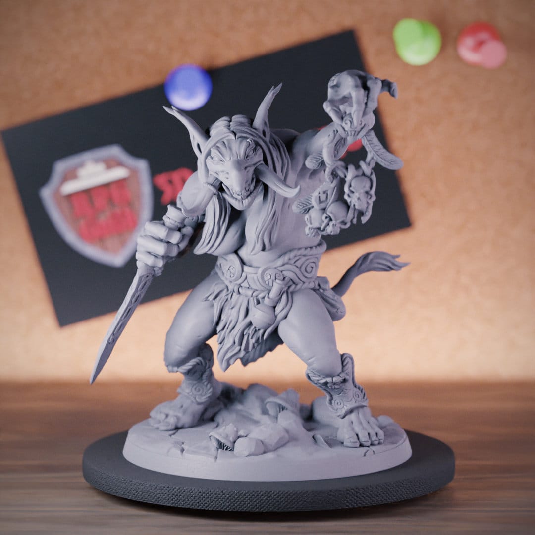 Troll Hag Miniature Shaman Witch Mini Dungeons and Dragons Mini RPG ...