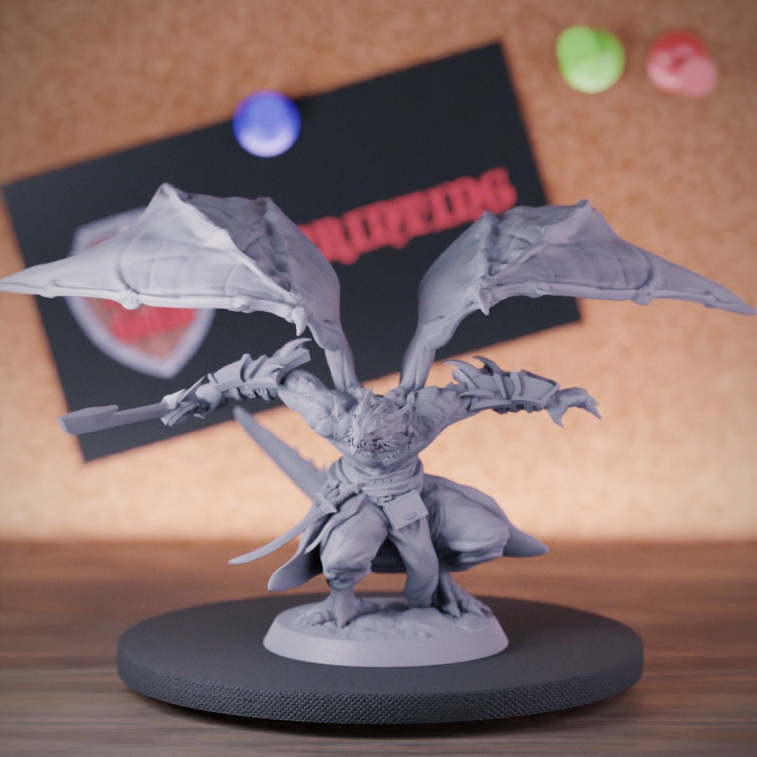 Dragonborn of Tiamat Miniature Monster Mini Dungeons and Dragons Mini ...