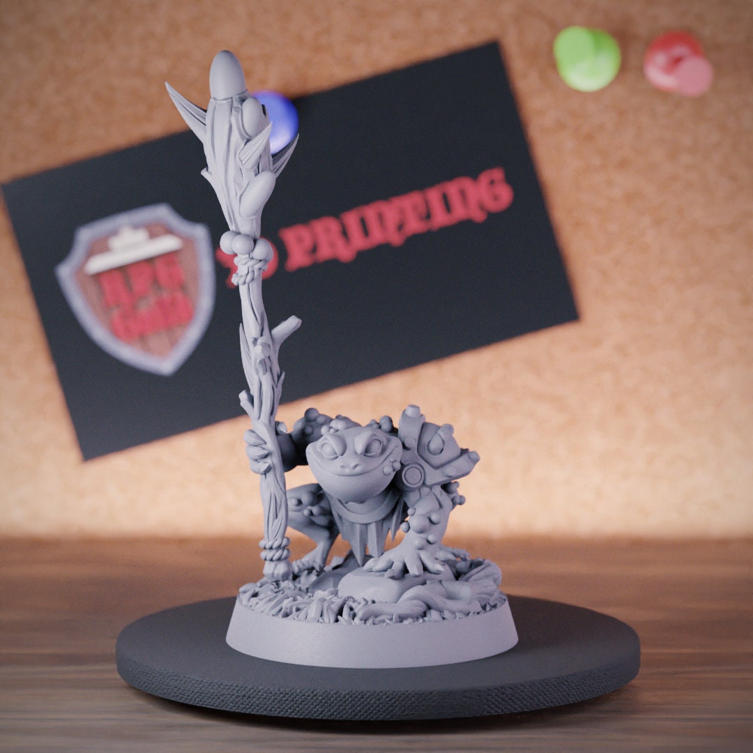 Toad Companion Miniature Grung Dungeons and Dragons Mini RPG Tabletop ...
