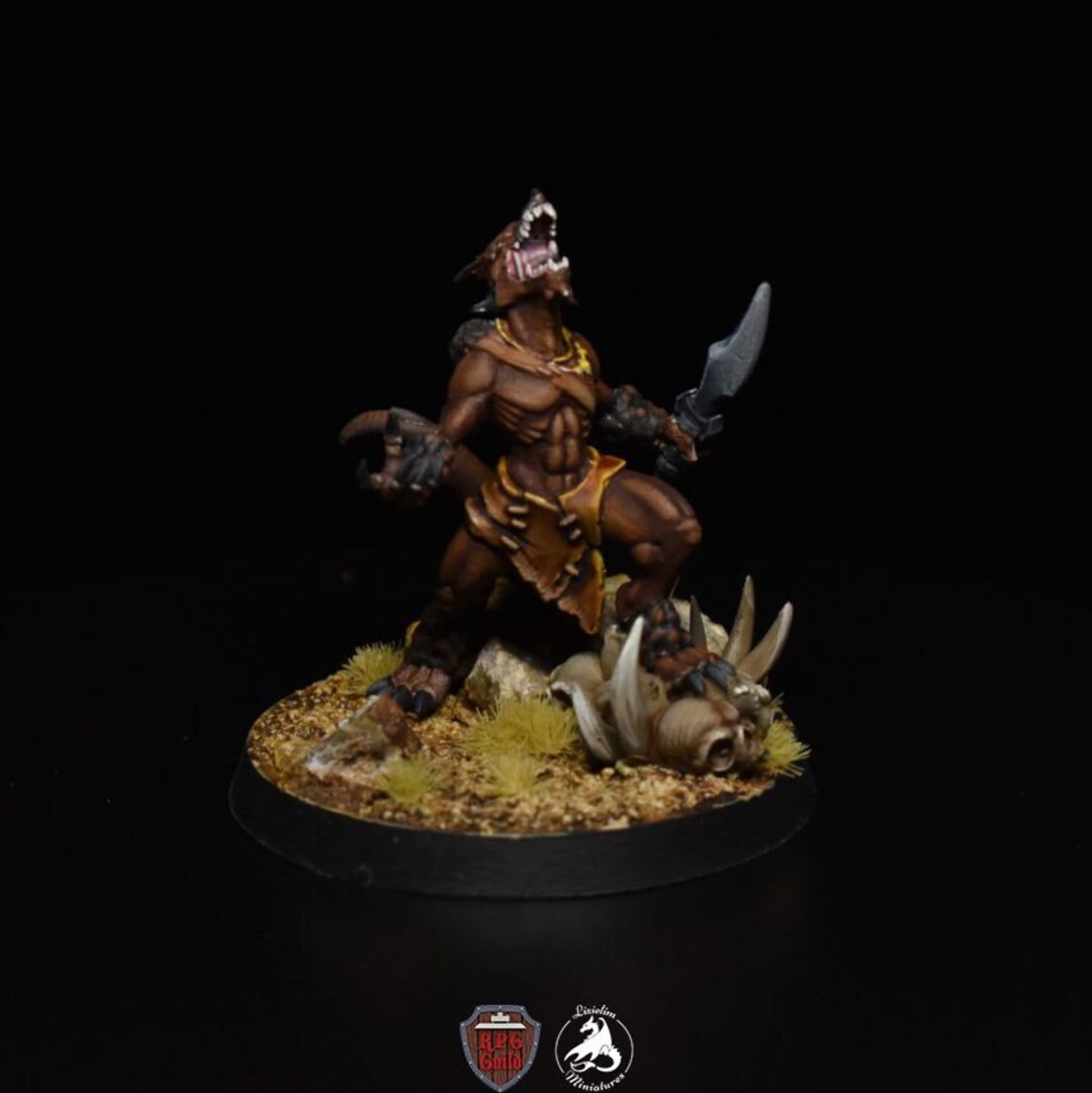 Kobold Warrior Commoner Painted Miniature Dungeons and Dragons Dnd RPG ...
