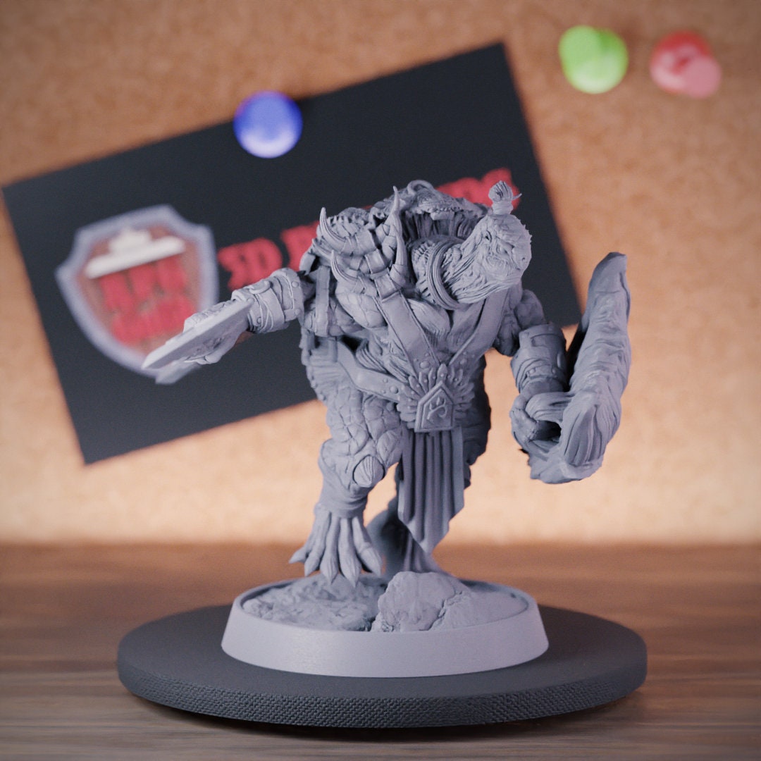 Fighter Tortle Miniature Samurai Dungeons and Dragons Mini RPG - Etsy