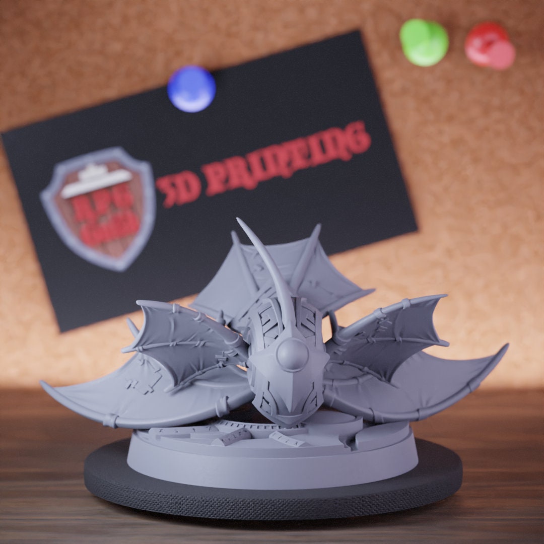 Flying Ornithopter Part Miniature Machine Dungeons and Dragons Mini RPG ...