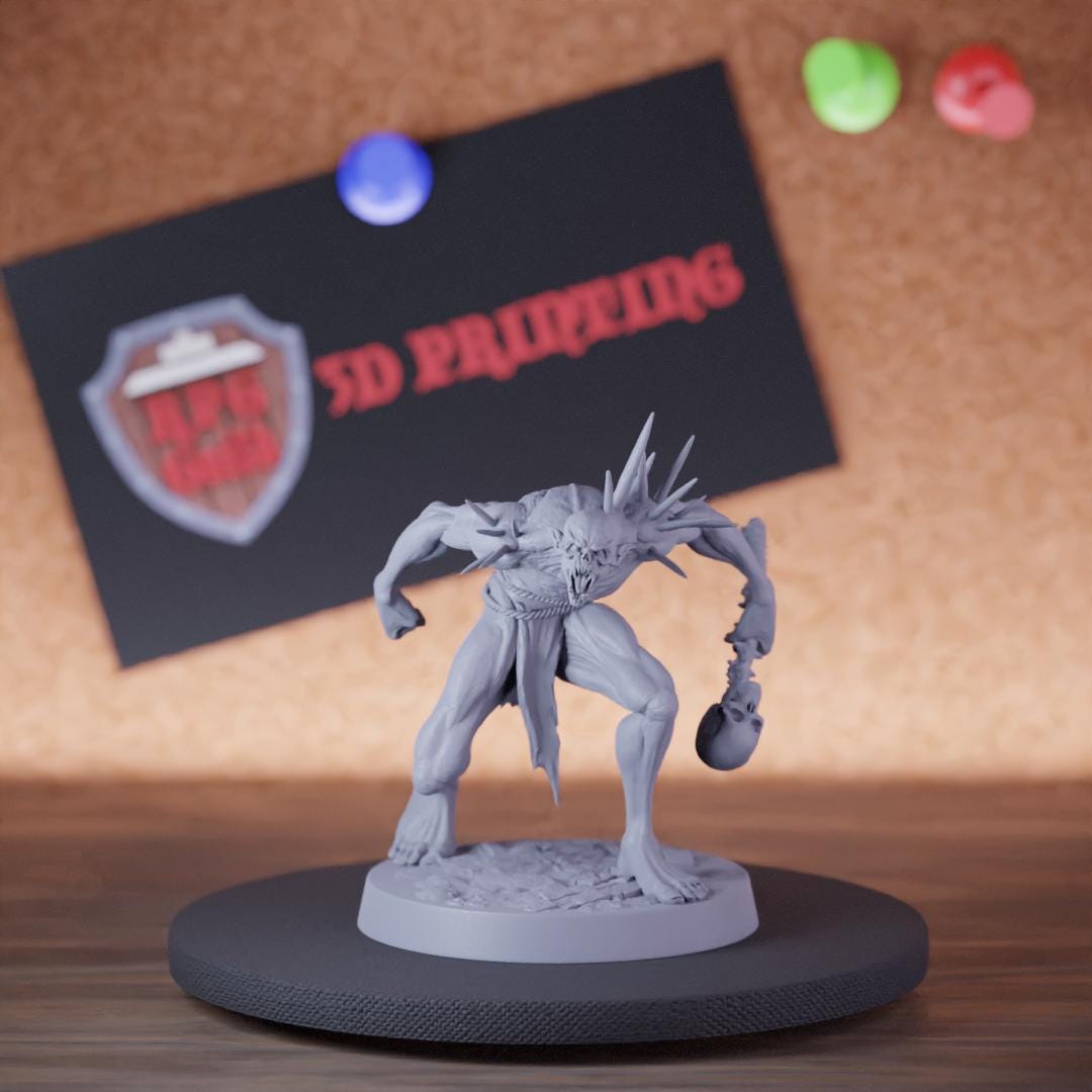 Savage Ghoul Zombie Miniature Angry Mini Dungeons and Dragons Mini RPG ...