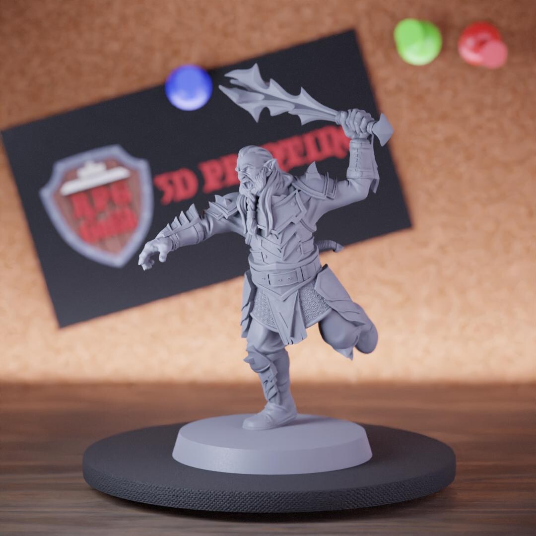 Hobgoblin Warrior Miniature Defender Mini Dungeons and Dragons RPG ...