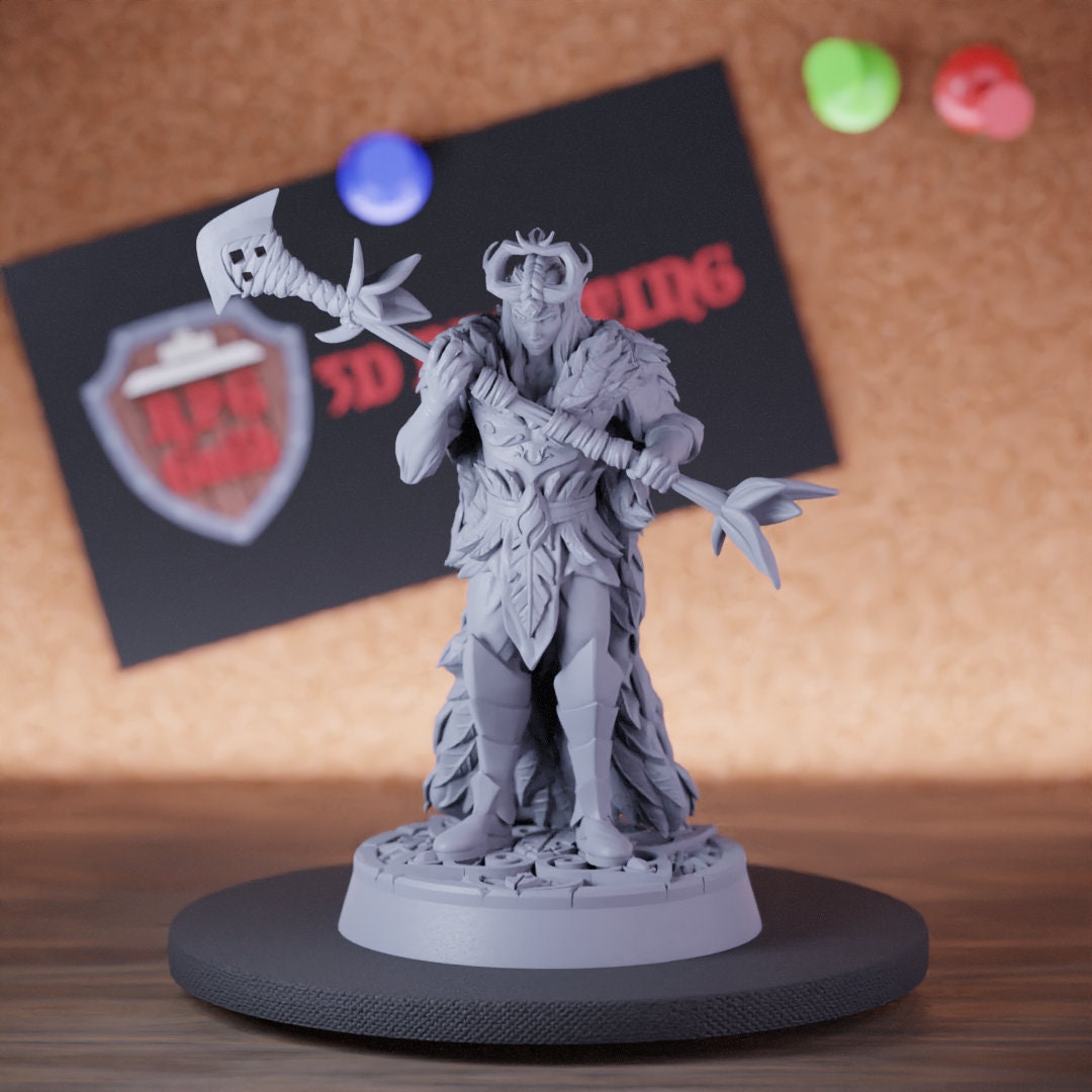 Forest Fairy Defender Miniature Dungeons and Dragons Mini RPG Tabletop ...