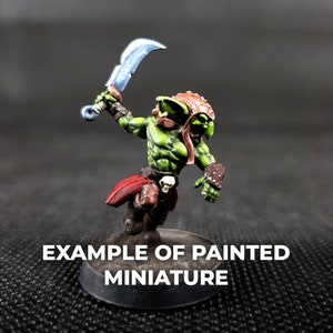 Lizardfolk Commoner Miniature Monster Dungeons and Dragons - Etsy