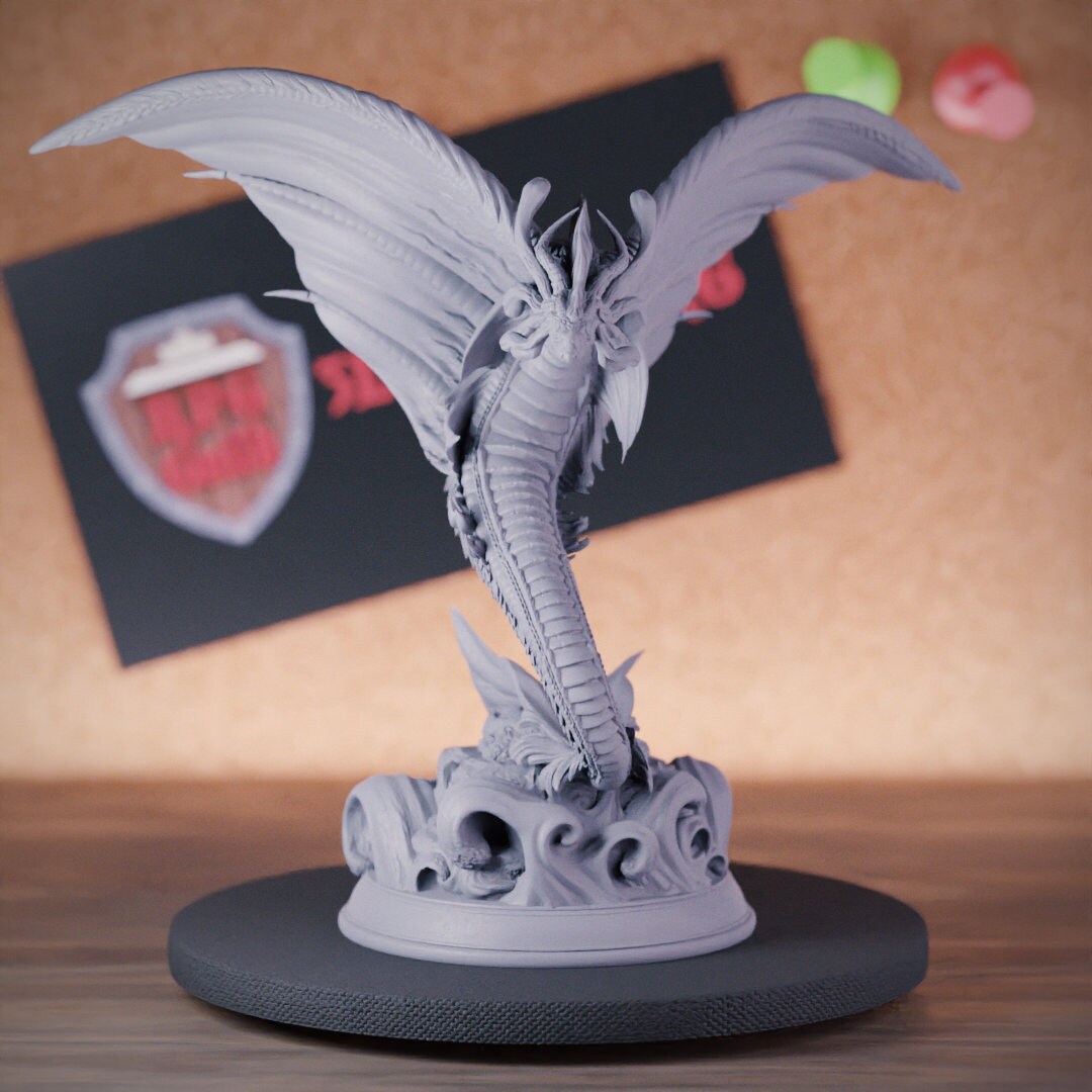Dragon Mana Wyrm Miniature Dungeons and Dragons Mini RPG Tabletop ...