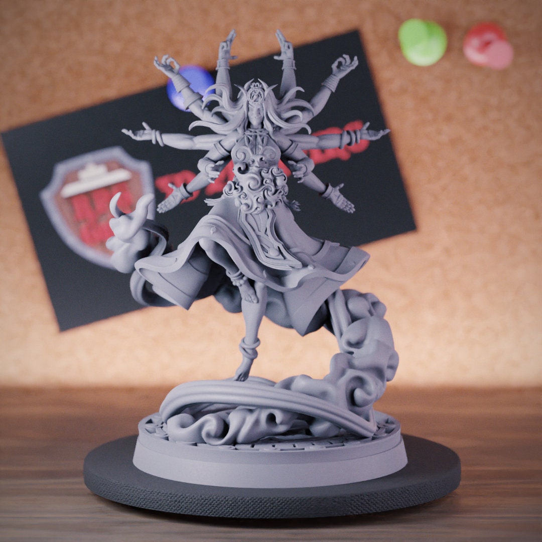 Goddes Avatar Priest Miniature Cleric Dungeons and Dragons Mini RPG ...