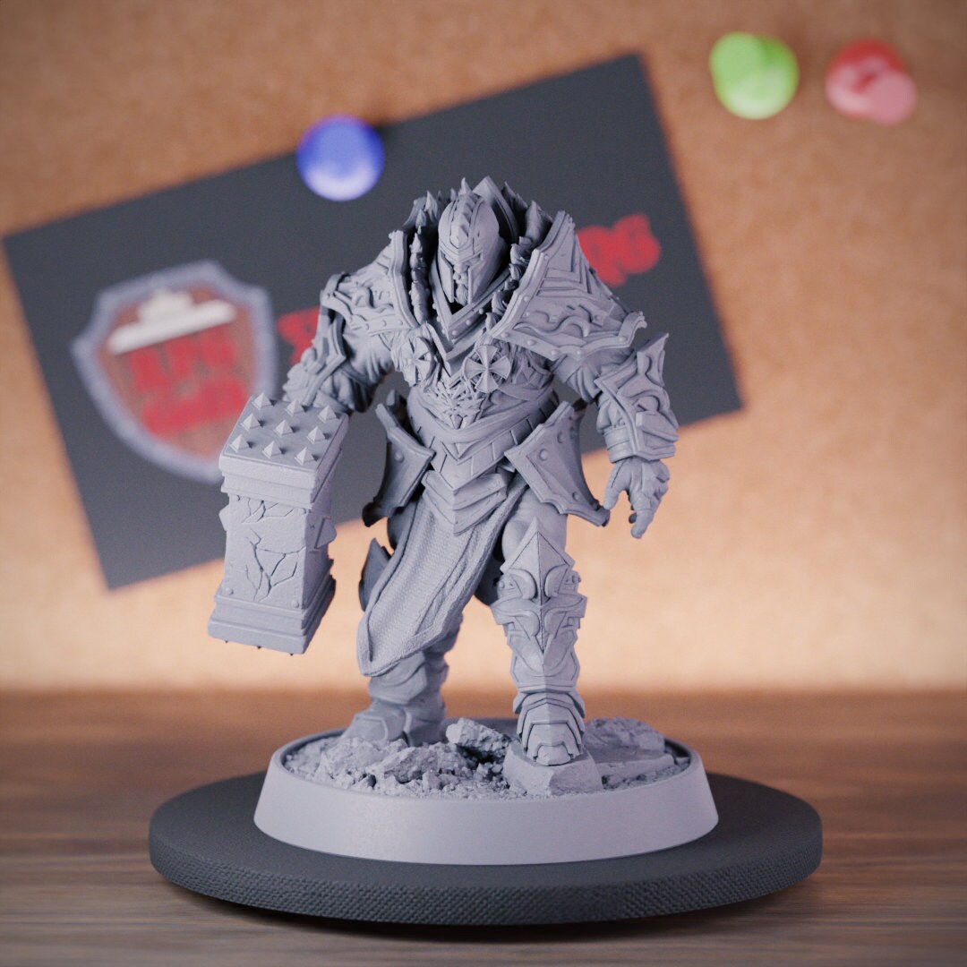 Paladin Miniature Dungeons and Dragons Mini RPG Tabletop Miniature Dnd ...