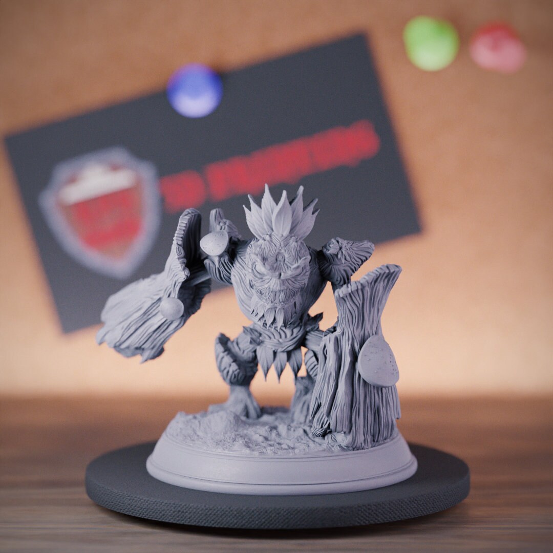 Treant Miniature Tree Golem Mini Dungeons and Dragons Mini RPG Tabletop ...