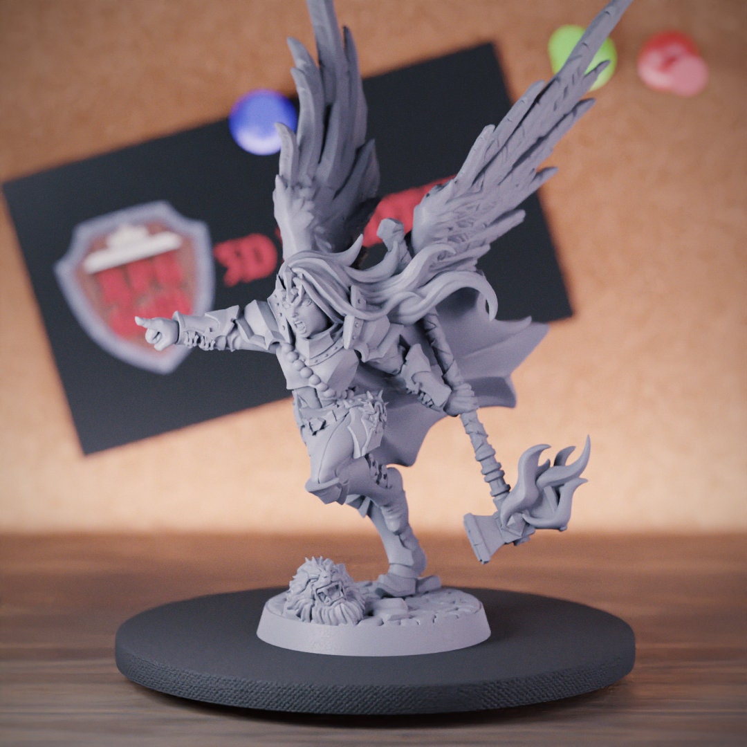 Angel Miniature Morgana Dungeons and Dragons Mini RPG Tabletop ...
