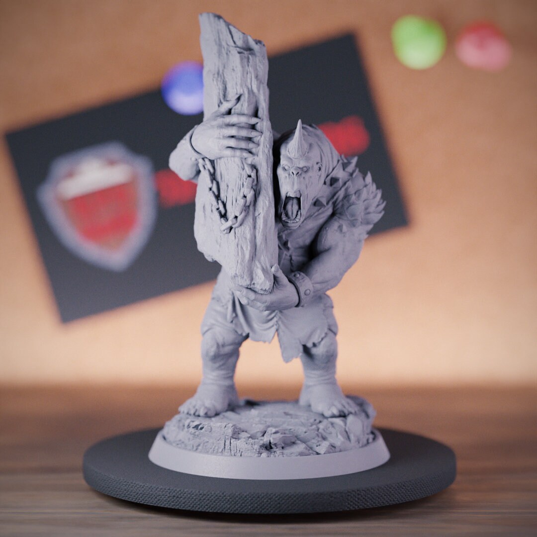 Ogre Miniature Dungeons and Dragons Mini RPG Tabletop Miniature Dnd ...