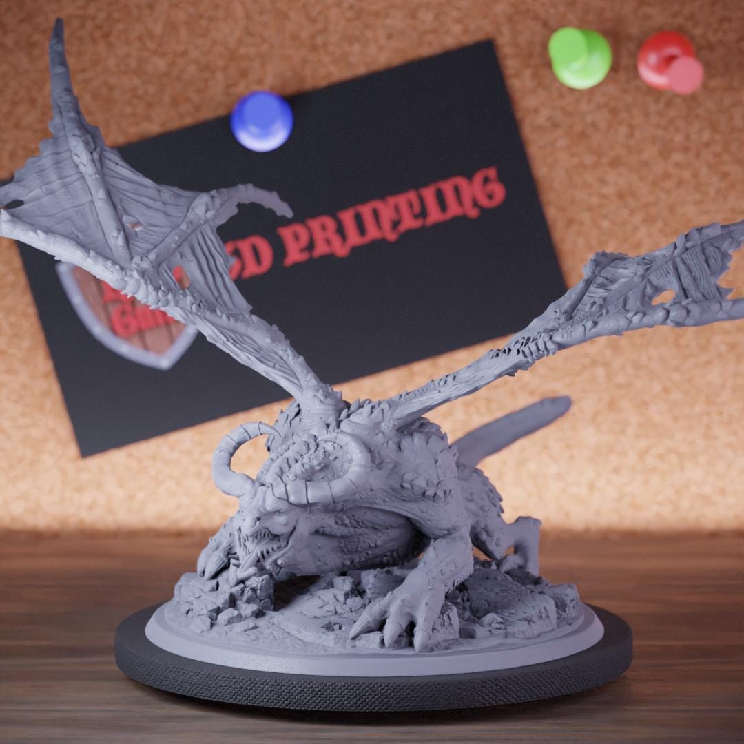 Inferno Demon Monster Miniature Monstrosity Mini Dungeons and Dragons ...